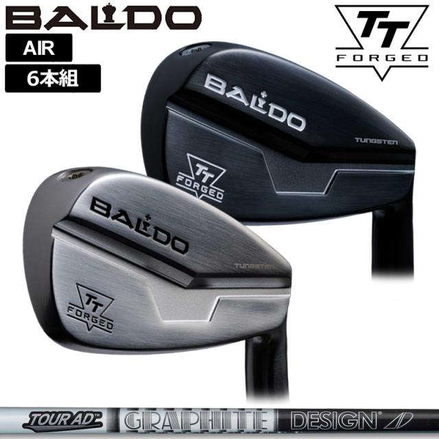 バルド 2024 TT FORGED AIR アイアン 6本組(＃5-P) グラファイトデザイン TourAD AD-105/115 装着 【カスタム】【新品】 BALDO フォージド エアー 中空 アイアンセット ゴルフ クラブ TOUR SATIN BLACK
