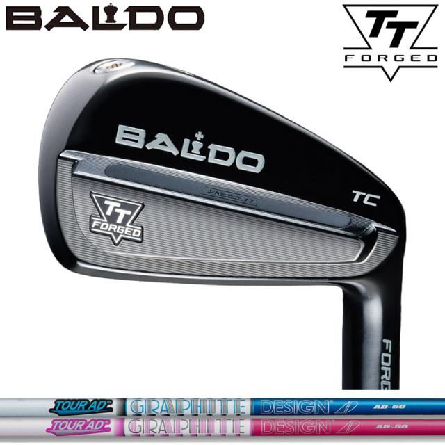 バルド 2025 TT FORGED ツアー キャビティ アイアン ブラック 6本組 グラファイトデザイン TourAD AD-50 装着 カーボン 【カスタム】【新品】 BALDO フォージド TC アイアンセット ゴルフ クラブ