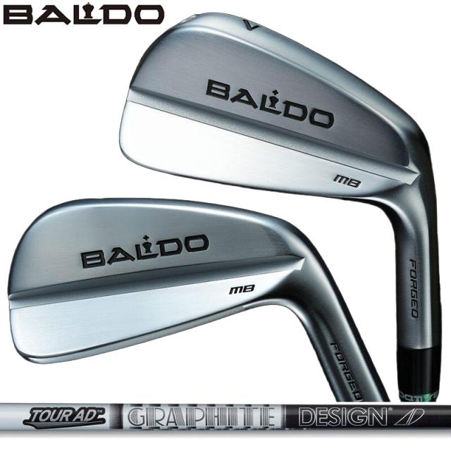 バルド 2025 フォージド マッスルバック アイアン MB 6本組(5-PW) グラファイトデザイン TourAD AD-105/115 装着 カーボン 【カスタム】【新品】 BALDO FORGED アイアンセット ゴルフクラブ