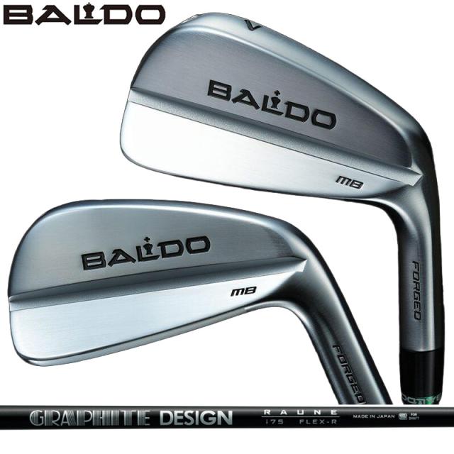 バルド 2025 フォージド マッスルバック アイアン MB 6本組(5-PW) グラファイトデザイン RAUNEIRON i60/i75/i90 装着 ラウネ カーボン 【カスタム】【新品】 BALDO FORGED アイアンセット ゴルフクラブ