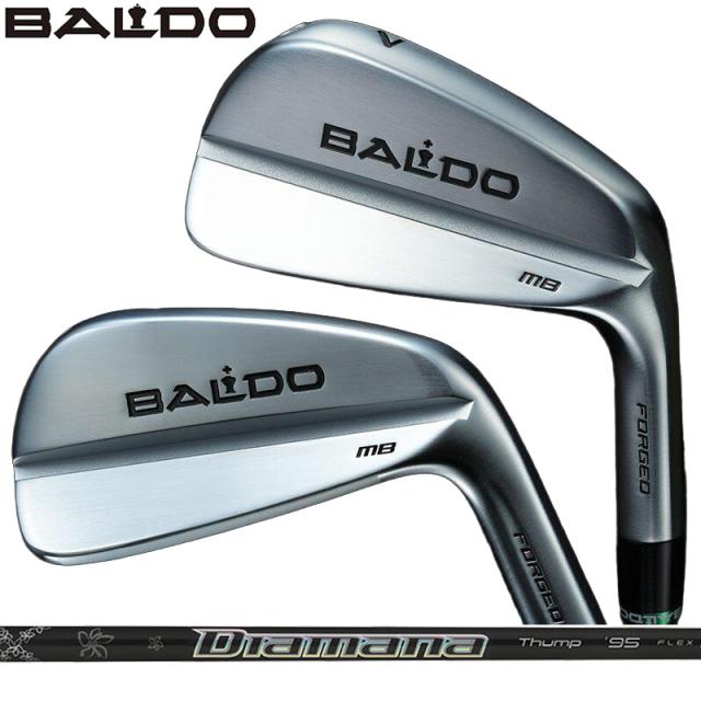 バルド 2025 フォージド マッスルバック アイアン MB 6本組(5-PW) 三菱ケミカル Diamana Thump Iron 装着 ディアマナ サンプ カーボン 【カスタム】【新品】 BALDO FORGED アイアンセット ゴルフクラブ