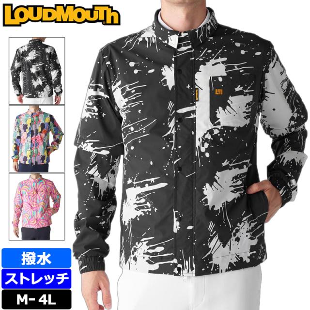 ラウドマウス  2025 メンズ 長袖ブルゾン 4WAYストレッチ フルジップ 袖取り外し 775200 日本規格【新品】25FW Loudmouth ジャケット ブルゾン アウター ゴルフウェア SEP3