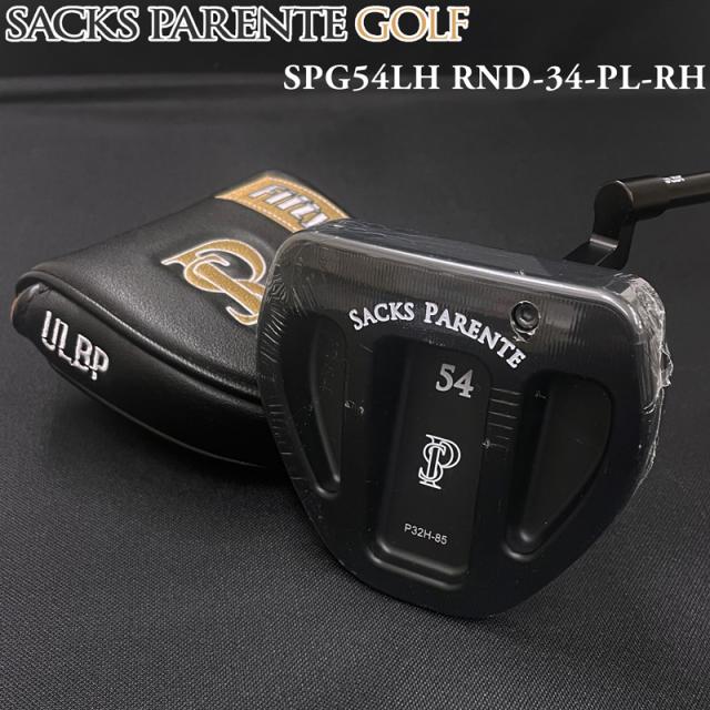 SACKS PARENTE サックスパレンテ マレット型パター SPG54LH RND-34-PL-RH【新品】ラージマレット型 9ライン 9 LINES 高MOI 地クラブ メンズ レディース JAN3