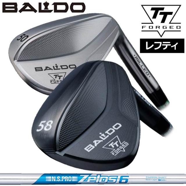 バルド レフティ 2024  TT フォージド ウェッジ 日本シャフト ZELOS 6 装着 ゼロス6 スチール 【カスタム】【新品】 BALDO FORGED MILLED WEDGE クラブ TTウェッジ TOUR SATIN BLACK