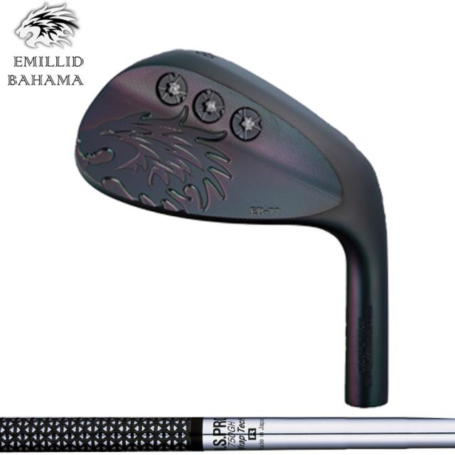 エミリッド バハマ EB-77 ウェッジ 日本シャフト N.S.PRO 750GH 装着 NS スチール 【カスタム】【新品】 EB77 EMILLID BAHAMA WEDGE 軟鉄 バハマウェッジ GOLF 地クラブ