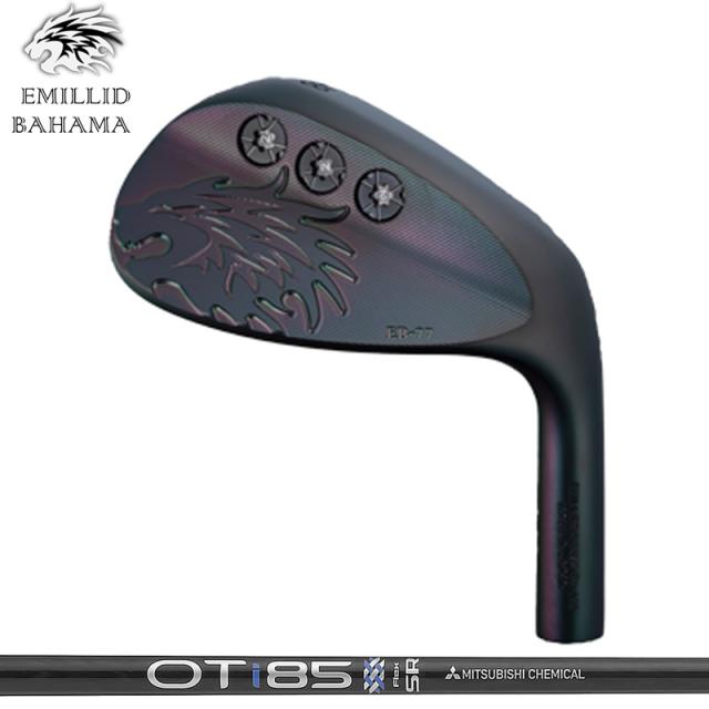 バハマ EB-77 ウェッジ 三菱ケミカル OT IRON 装着 NEW カーボン 黒 【カスタム】【新品】 EB77 EMILLID BAHAMA WEDGE 軟鉄 バハマウェッジ GOLF 地クラブ