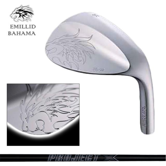 エミリッド バハマ EB-99 ウェッジ PROJECT X ALL BLACK 装着 スチール 【カスタム】【新品】 EB99 EMILLID BAHAMA WEDGE 軟鉄 バハマウェッジ GOLF 地クラブ