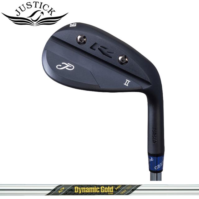 ジャスティック JPフォージド R2 ウェッジ ダイナミックゴールド MID TOUR ISSUE 装着 ミッド ツアーイシュー 【カスタム】【新品】 JUSTICK JP-FORGED R-2 R-II クラブ 軟鉄