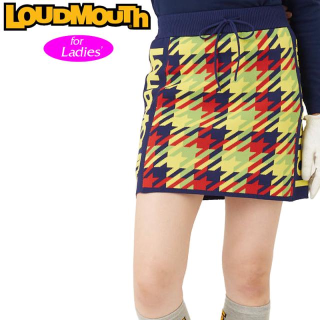 ラウドマウス レディース 裏蓄熱 軽量 ニット スカート Orange オレンジ 772360(987) 防寒 【日本規格】【新品】RCBR スコート ボトムス Loudmouth ゴルフウェア NOV1