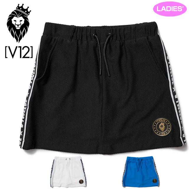 V12 ゴルフ スカート MESH SKIRT V122210-SK05 ヴィ・トゥエルヴ 【新品】RAAR ゴルフウェア レディース レディスウェア スコート V12 GOLF JUL1