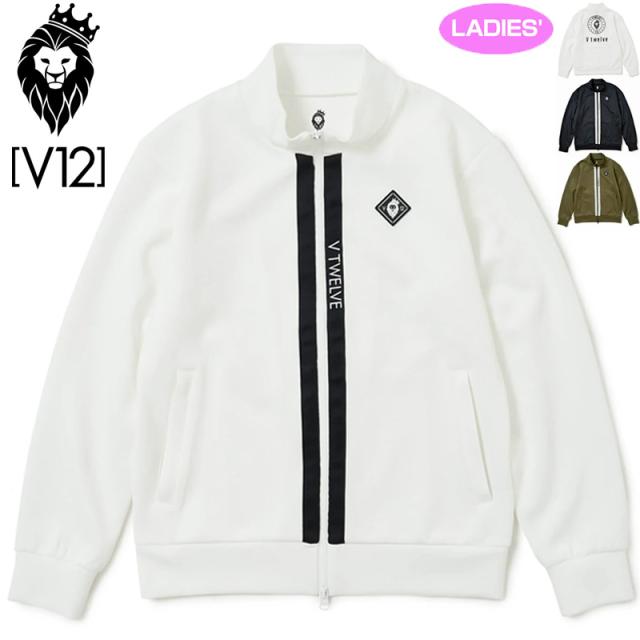 V12 ゴルフ レディース 長袖 ジャケット MAG TOP フルジップ V122310-SW07 ヴィ・トゥエルヴ 【新品】SAAR ストレッチ ゴルフウェア ブルゾン トップス GOLF FEB2