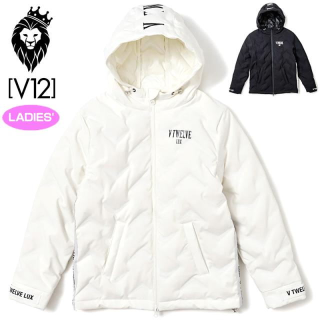 V12 ゴルフ レディース 長袖 ダウン ジャケット LX SIDE TAPE DOWN JKT フルジップ VLX2220-JK03 ヴィ・トゥエルヴ 【新品】RCBR ゴルフウェア ブルゾン トップス GOLF DEC1