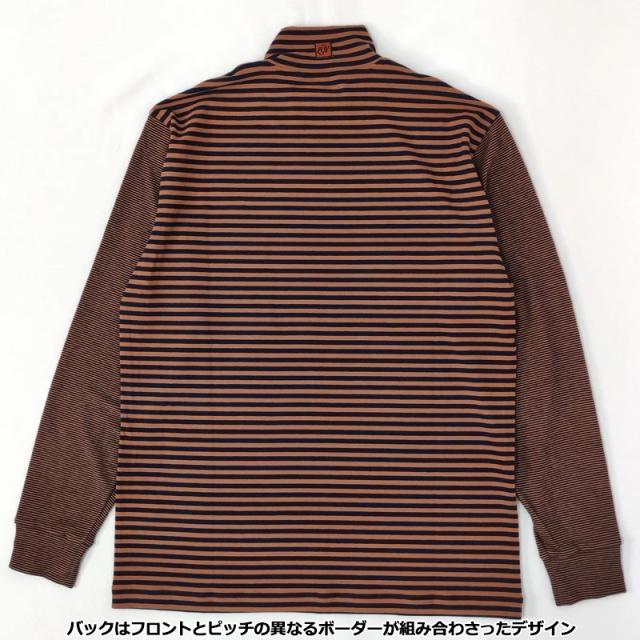 ZOY ゾーイ メンズ モックネック 長袖 シャツ ベア天竺起毛 071424021