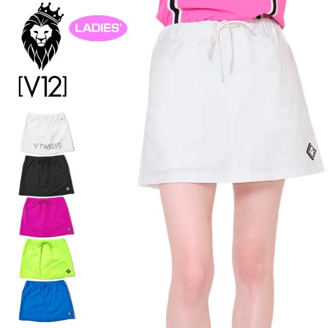 V12 ゴルフ スカート BACK O/L SKIRT V122310-SK03 ヴィ・トゥエルヴ 【新品】SAAR ゴルフウェア レディース ストレッチ スコート V12 GOLF MAR3