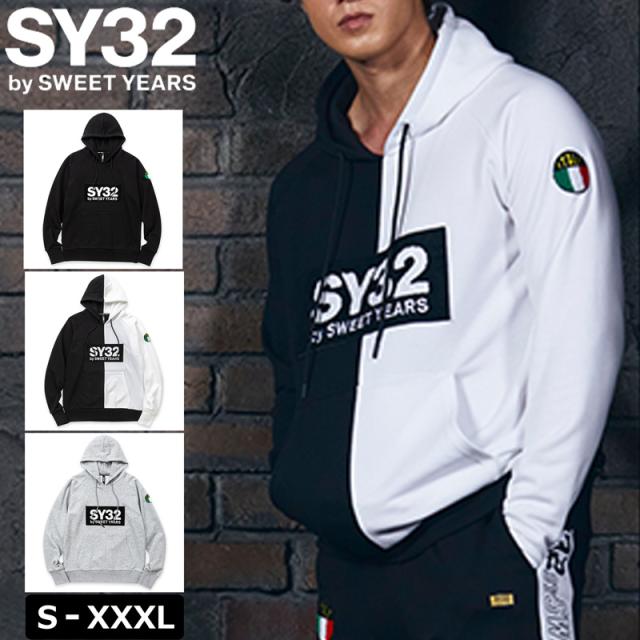 SY32 メンズ ボックスロゴ プルオーバーパーカー SAGARA WAPEEN BOXLOGO P/O HOODIE 13505【新品】SCBR エスワイサーティートゥ 長袖 フーディー スポーツウェア ゴルフウェア メンズウェア SEP3