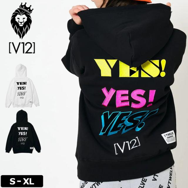 V12 ゴルフ 長袖 パーカー ユニセックス YES PARKA V122320-SW12 ヴィ・トゥエルヴ 【新品】SCBR ゴルフウェア おしゃれ トップス V12GOLF AUG3