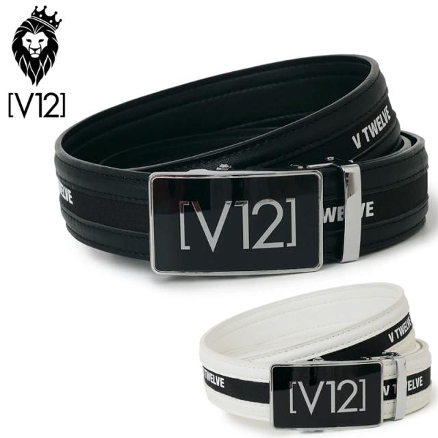 V12 ゴルフ ヴィ・トゥエルヴ ベルト FREELY BELT V122410-BL03【新品】TAAR ゴルフウェア 男女兼用 VTロゴ おしゃれ ブランド V12 GOLF