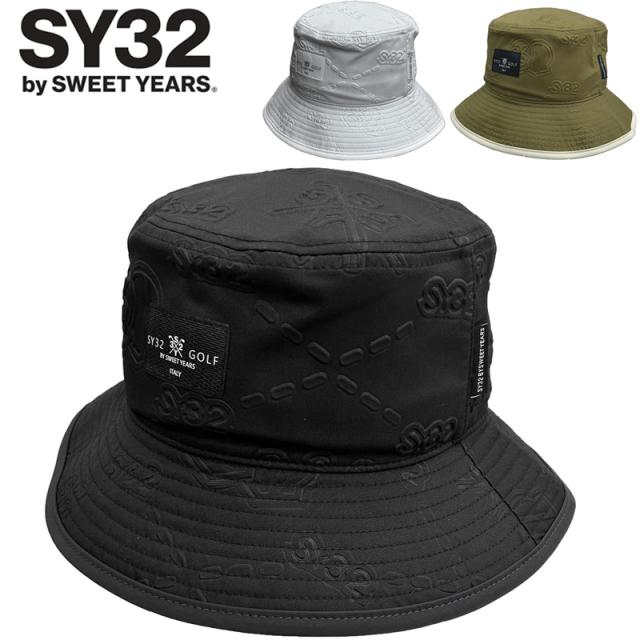 SY32 2025 メンズ バケットハット BACK EMBOSS HAT SYG-25SG08 【新品】25SS 帽子 エスワイ ハット スポーツ ストリート ファッション おしゃれ