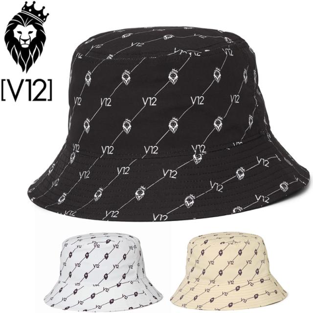 V12 ゴルフ バケットハット VLOG HAT V122420-CP05 ヴィ・トゥエルヴ 【メール便発送】【新品】TCBR 帽子 メッシュ ブイログ バケハ ゴルフウェア V12 GOLF SEP2