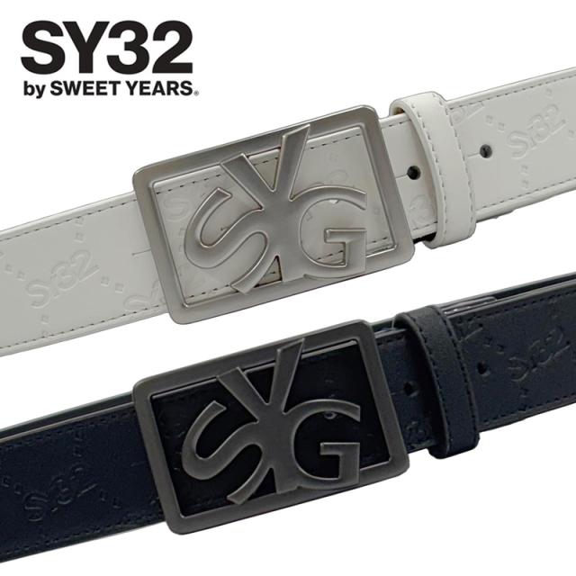 SY32 GOLF 2025 メンズ エンボス ベルト EMBOSS BELT SYG-25A9-24 【新品】25FW エスワイサーティートゥ ゴルフウェア メンズウェア SEP2