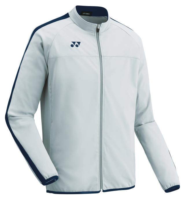 YONEX ヨネックス ジュニアトレーニングトップ 長袖ジャケット FW5007J 017 シルバー サッカー ウェア ジュニア 子ども キッズ スポーツ テニス