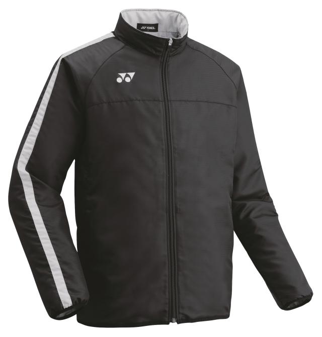 YONEX ヨネックス 裏地付ウォーマージャケット 長袖 FW7001 007 ブラック サッカー ウェア 男女共用 ユニ メンズ スポーツ テニス