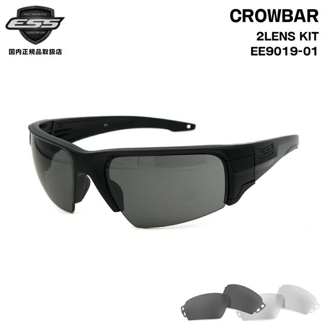 ESS クロウバー EE9019-01 CROWBAR 2LENS (スモークグレー/クリア) サングラス UVカット 国内正規品
