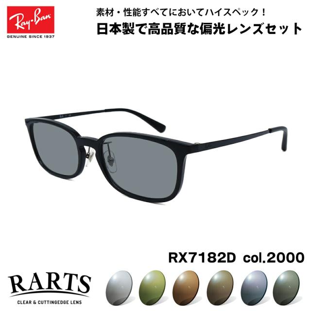 レイバン 偏光 サングラス RARTS RX7182D (RB7182D) 2000 53mm Ray-Ban アーツ UVカット