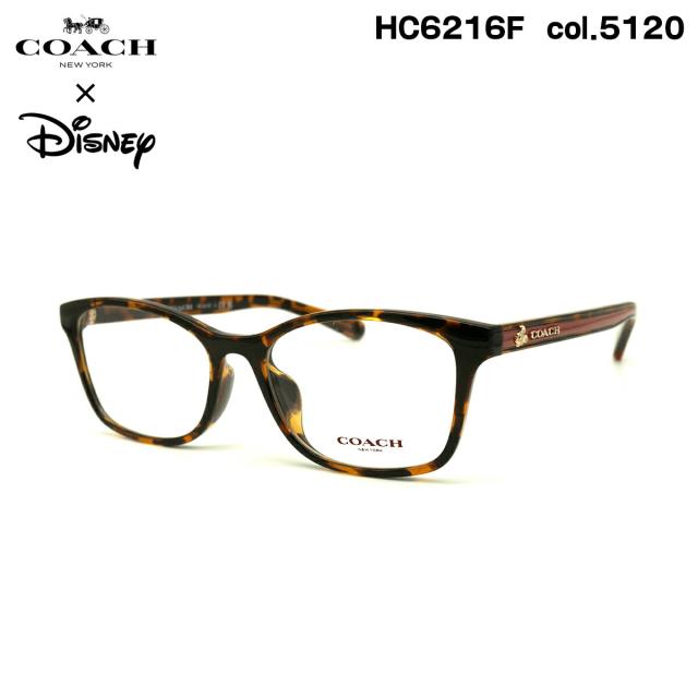 コーチ メガネ HC6216F 5120 54mm COACH ディズニー カプセルコレクション アジアンフィット フレーム 国内正規品