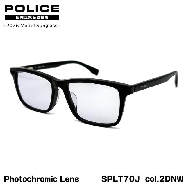 ポリス 調光 サングラス 2026 SPLT70J col.2DNW 54mm アジアンフィット POLICE LEAP 国内正規品 紫外線カット UVカット