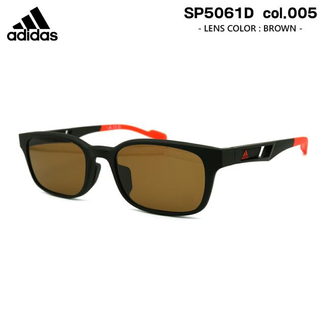 アディダス サングラス SP5061D (SP5061D/V) col.002 53mm ブラウン adidas アジアンフィット 国内正規品 UVカット