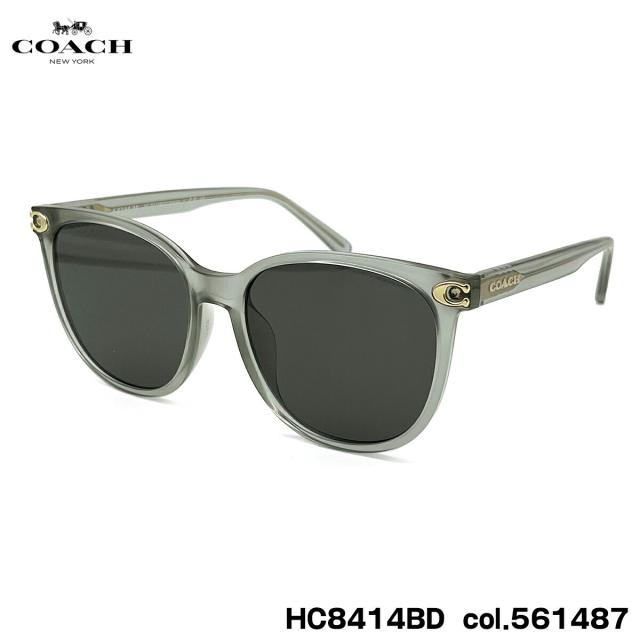 コーチ サングラス HC8414BD col.561487 57mm COACH アジアンフィット UVカット 紫外線カット 国内正規品 新品