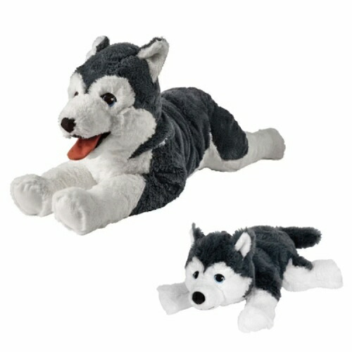 【セット商品】IKEA イケア ソフトトイ ぬいぐるみ イヌ シベリアンハスキー 大小2点セット cs025 LIVLIG リーヴリグの通販は ...