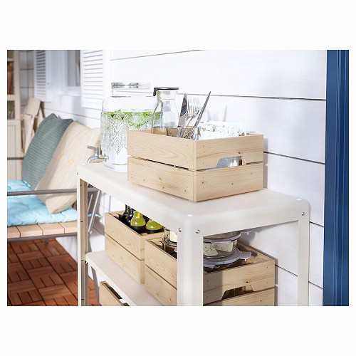 IKEA イケア シェルフユニット 室内 屋外用 ベージュ 80x81cm IKEA イケア シェルフユニット 室内 屋外用 ベージュ 80x81cm