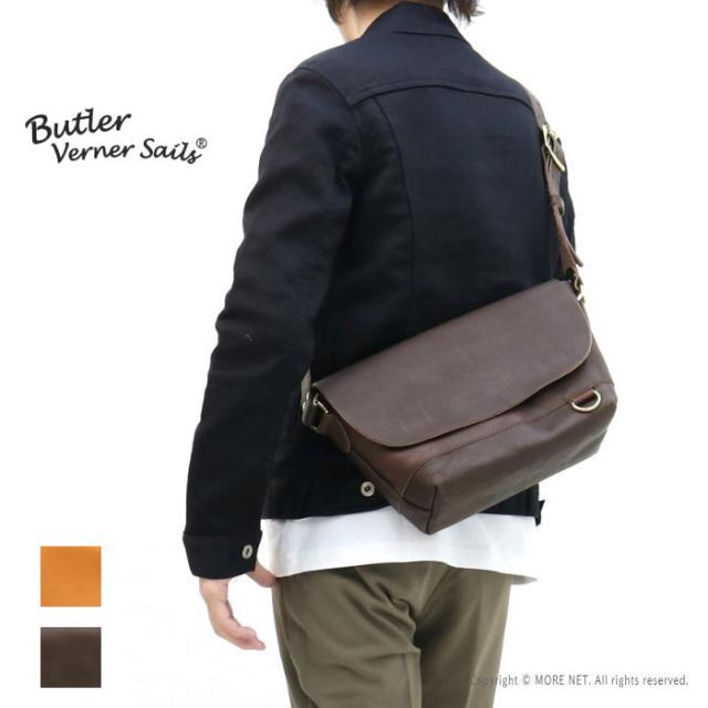 バトラーバーナーセイルズ Butler Verner Sails 栃木レザーヌメ革ショルダーバッグ JA-0918 メンズ レディース 日本製 カバン 2022秋冬