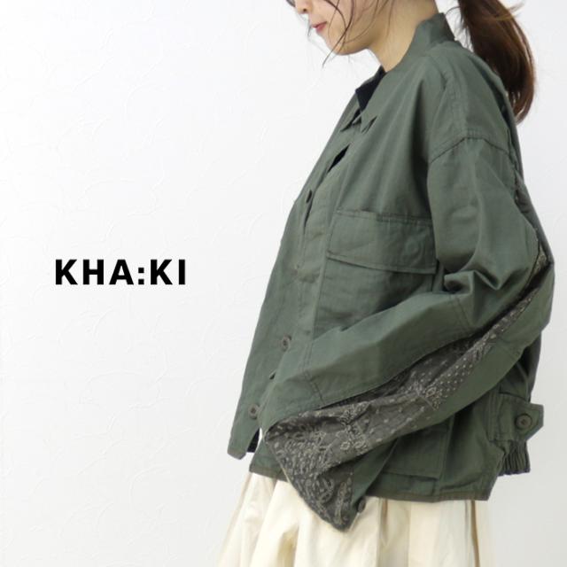 SALE セール/ カーキ KHA:KI リメイクミリタリーシャツ RE MAKE B.D.U SHIRT MIL23HJK3193 ジャケット アウター レディース /返品・交換不可