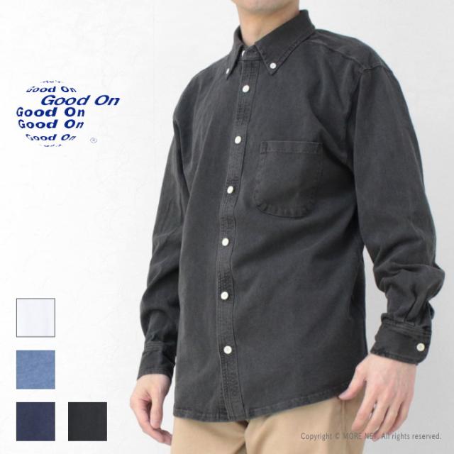 グッドオン Good On ボタンダウンポロTシャツ GOLT2502 メンズ 日本製 長袖