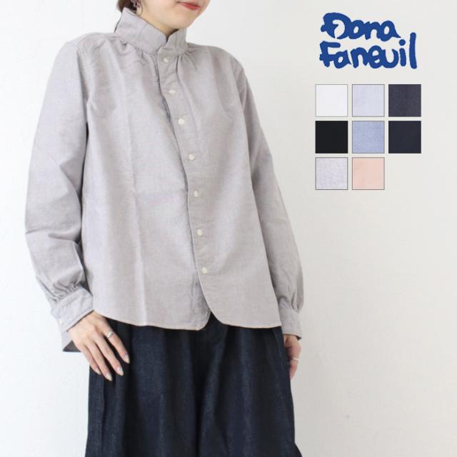 ダナファヌル Dana Faneuil オックスワンピースカラーシャツ D-6322114/D-6323122 日本製 長袖 無地 レディース