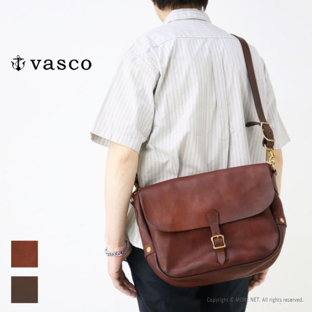 ヴァスコ vasco レザーポストマンショルダーバッグ VS-247L メンズ レディース 日本製 本革