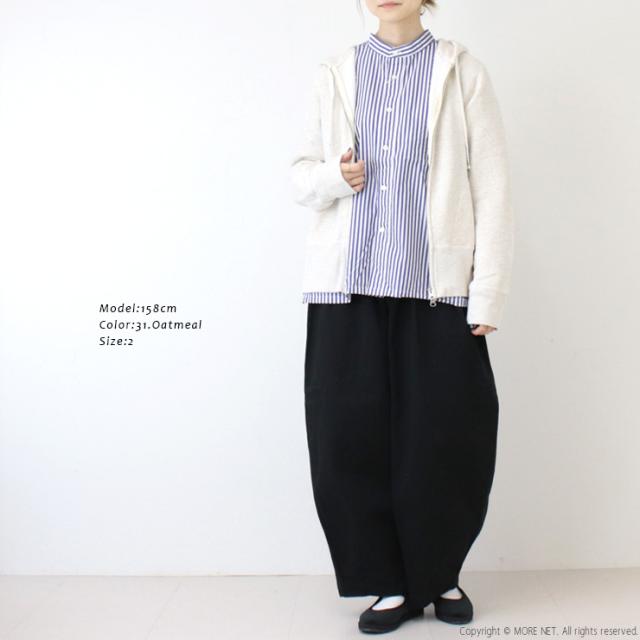 ダナファヌル Dana Faneuil 3飛びガーゼ裏毛パーカー D-5125316