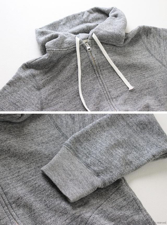 ダナファヌル Dana Faneuil 3飛びガーゼ裏毛パーカー D-5125316