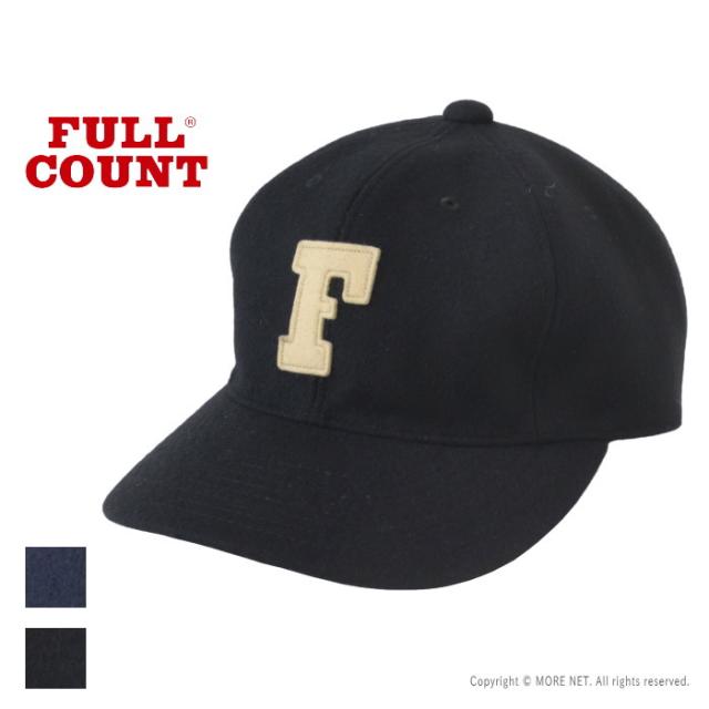 フルカウント FULLCOUNT 6パネルメルトンベースボールFキャップ 6843-25 メンズ 日本製 帽子