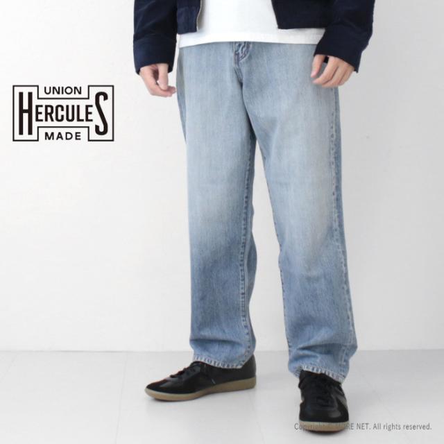 ユニオンヘラクレスメイド UNION HERCULES MADE 5Pデニムパンツ 117.Wフェード HE251P04 メンズ ジーンズ ブリーチ