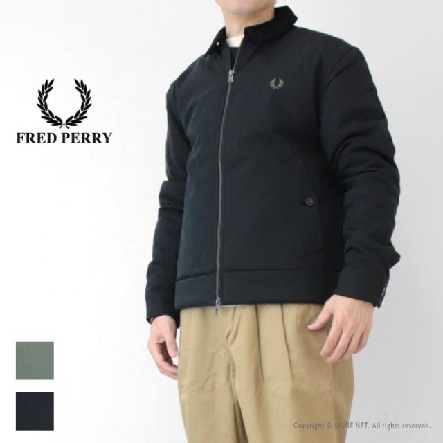 フレッドペリー FRED PERRY コーデュロイ襟 中綿ジャケット COTTON CABAN JACKET J8535 メンズ カバン キャバン
