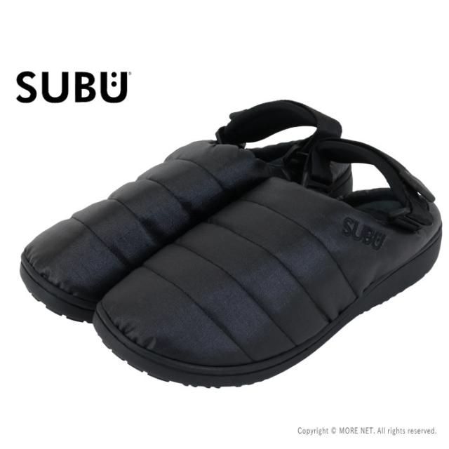 スブ SUBU ヒールプラスウィンターサンダル DOTS +H XENO BLACK メンズ レディース 防寒 着脱かかと