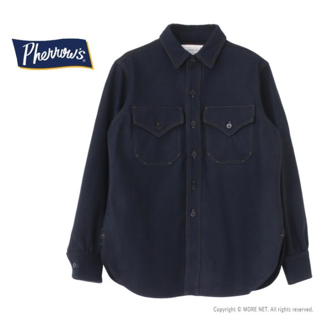 フェローズ PHERROW'S CPOシャツジャケット 25W-PVSJ1 メンズ 日本製 ウール ミリタリー