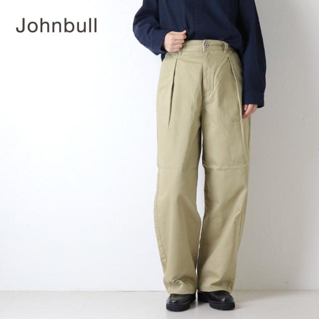 ジョンブル JOHNBULL チノカーブパンツ JL254P12 日本製 ワイド ロング ボトムス レディース