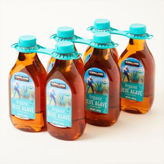 【6本セット】オーガニック ブルーアガベシロップ カークランド 有機 JAS認定 USDA認定【送料無料】天然甘味料 アガペ 低GI 砂糖代替 イヌリン 水溶性食物繊維 ヴィーガン コストコ Costco 大容量 業務用