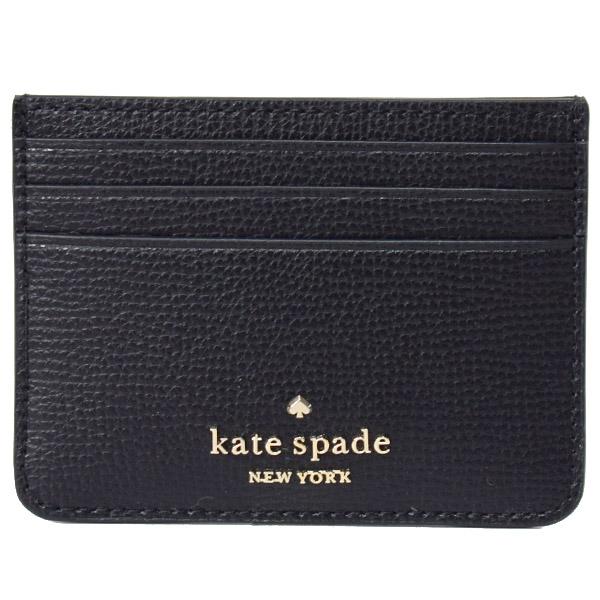 ケイトスペード カードケース katespade レザー ダーシー ロゴ スモール スリム カードホルダー 名刺入れ 定期入れ パスケース ブラック WLR00547
