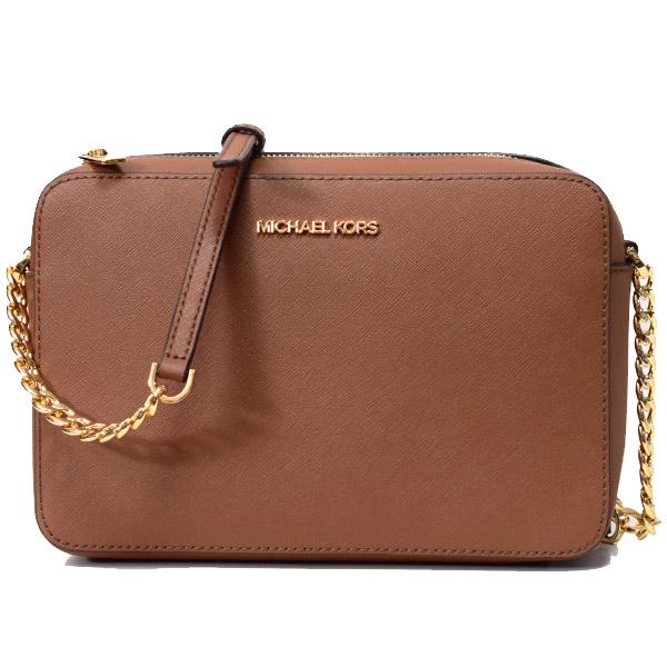 マイケルコース バッグ MICHAEL KORS コーティング レザー 斜めがけ ショルダー クロスボディー バッグ ブラウン 35T8GTTC9L